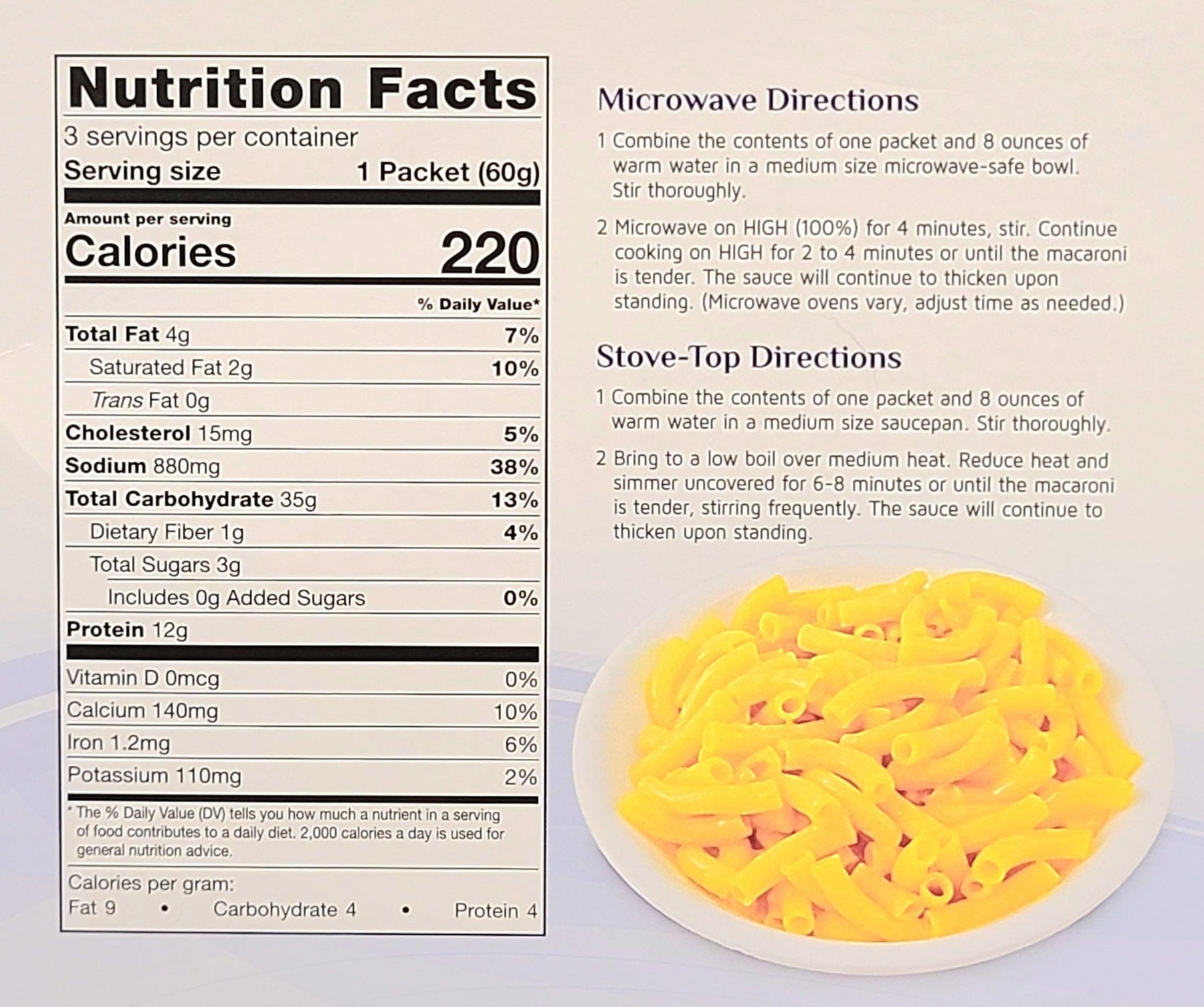 12g protein Macaroni and Cheese Pasta – AmBari Nutrition